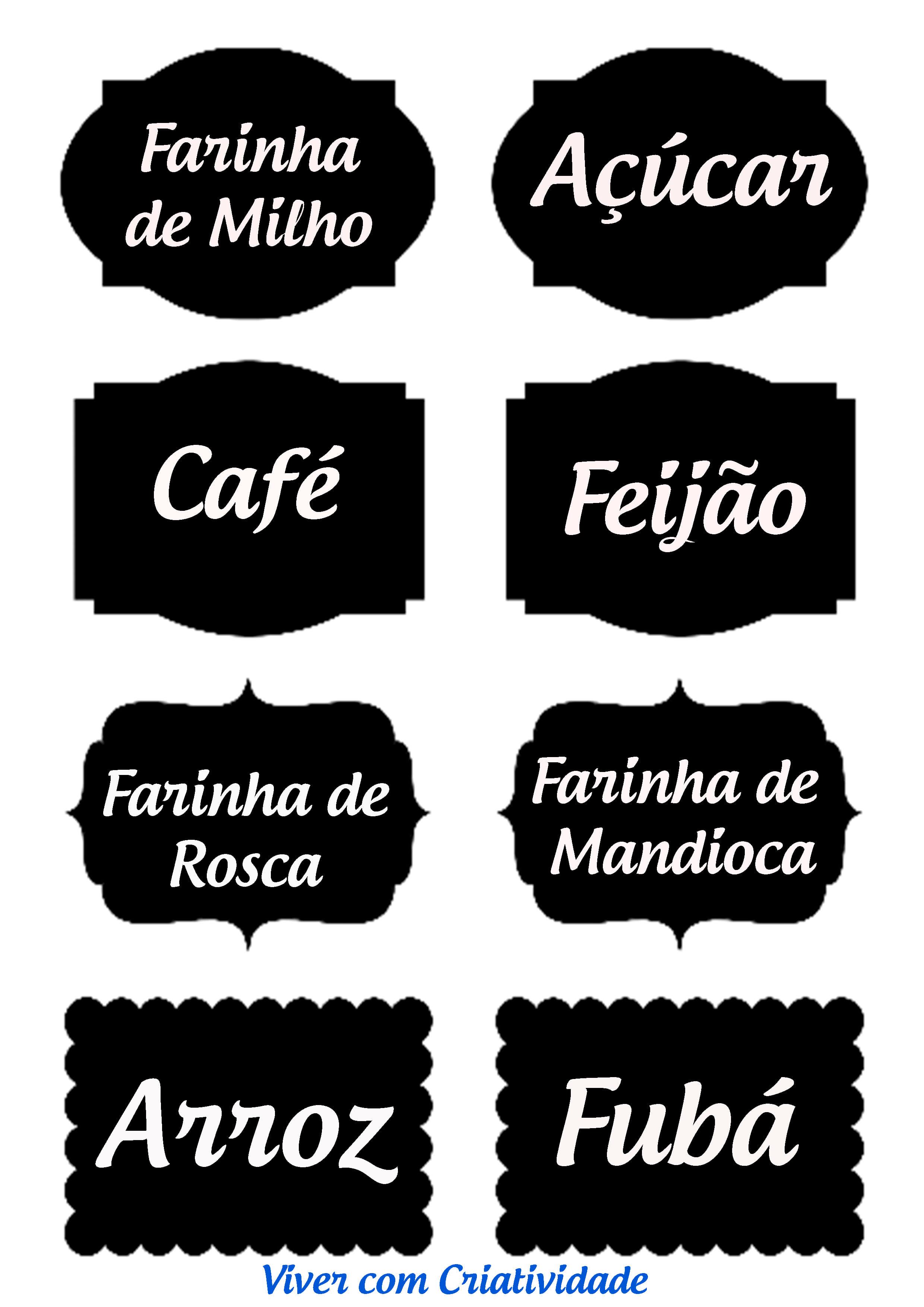 Rótulos De Alimentos Para Imprimir - RETOEDU